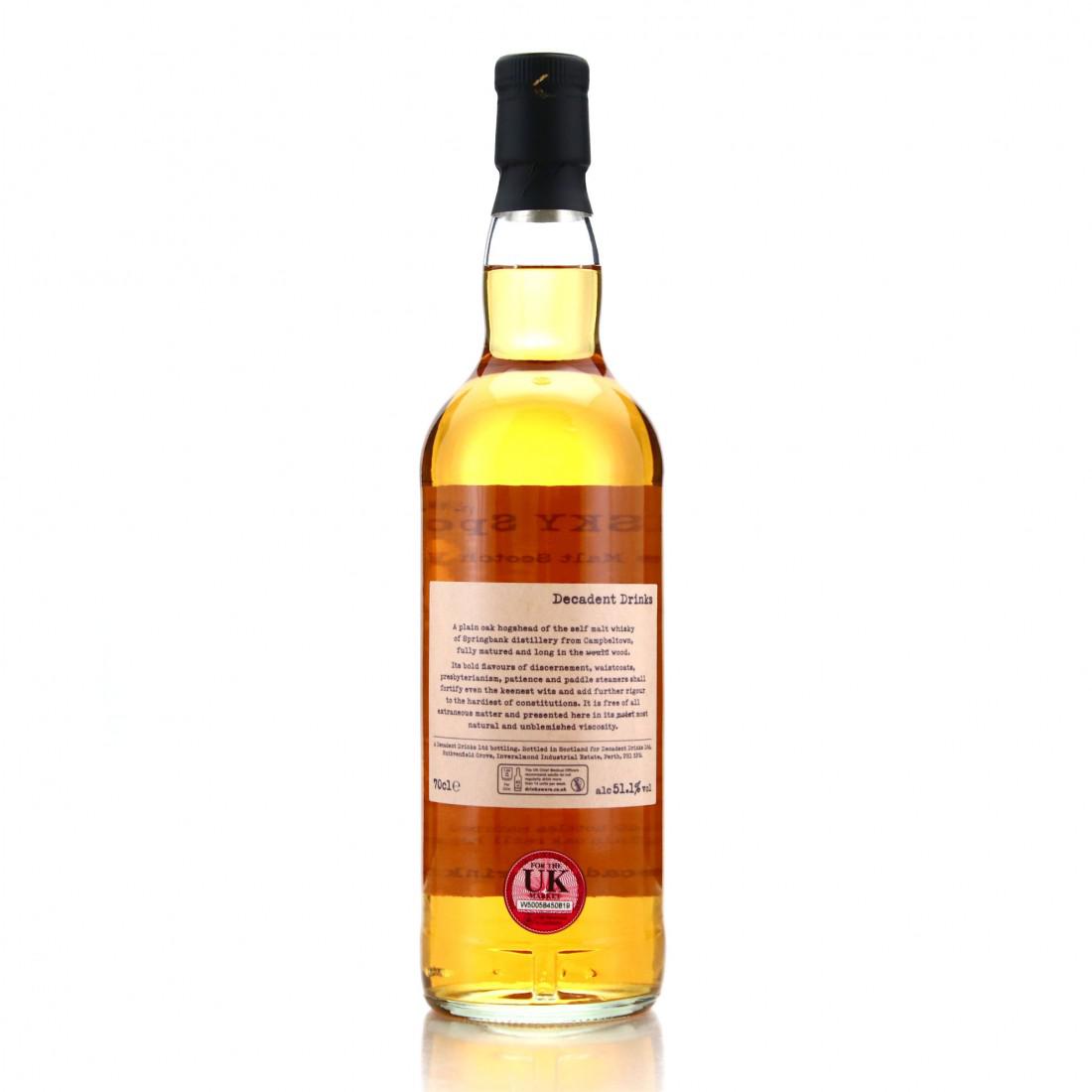 Springbank 1995 Whisky Sponge 26 Year Old Edition No.60b-酒虫网