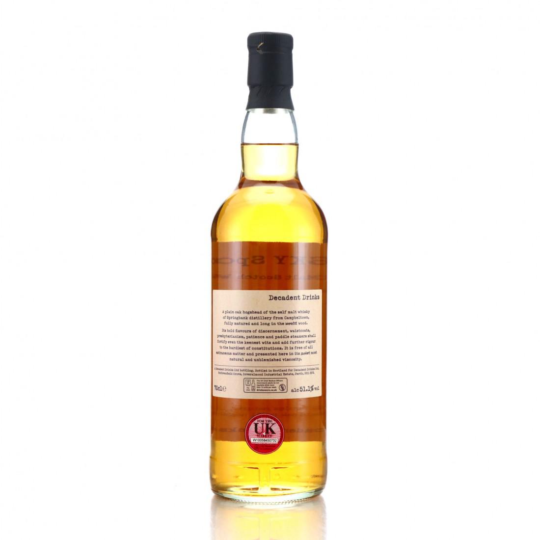 Springbank 1995 Whisky Sponge 26 Year Old Edition No.60b-酒虫网