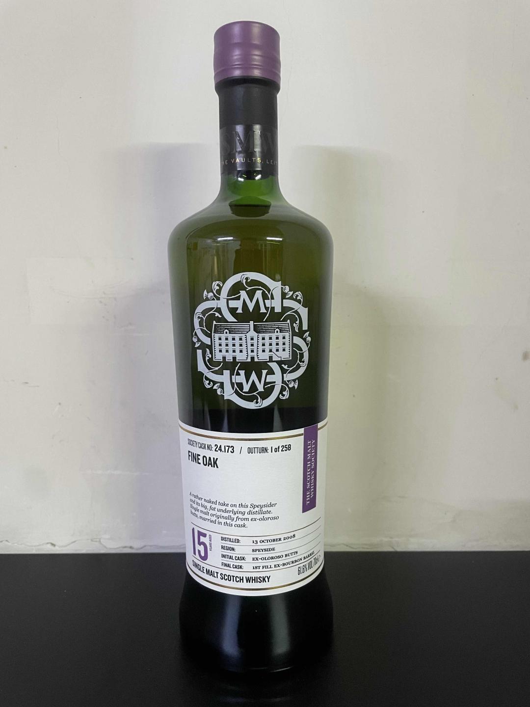 SMWS 24.173 麦卡伦15年单桶桶强_拍卖-酒虫网